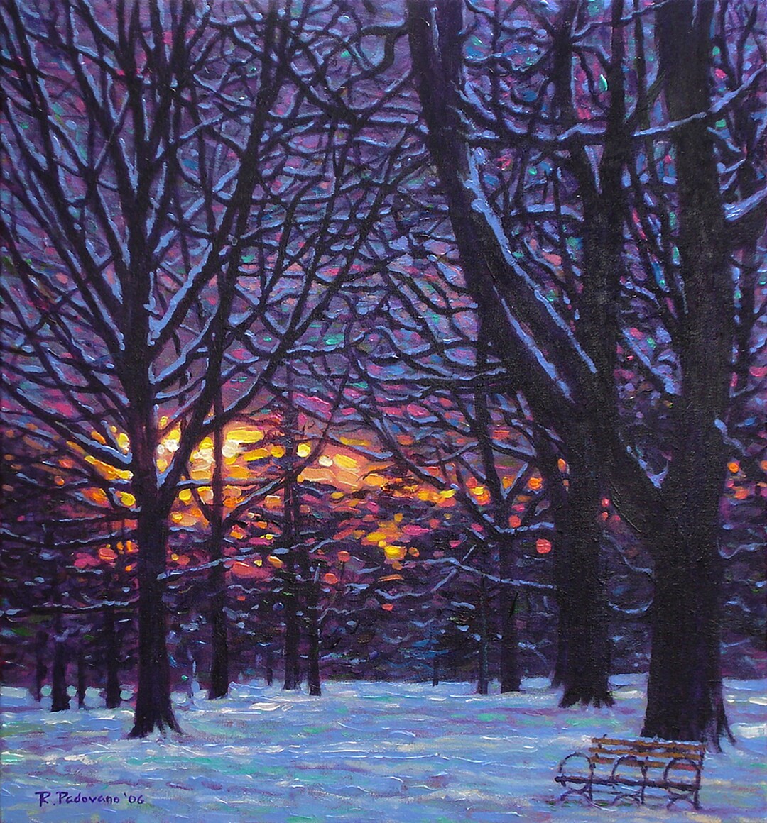 Winter Sunset, Prospect Park - Fine Art Giclée Print of an Original ...