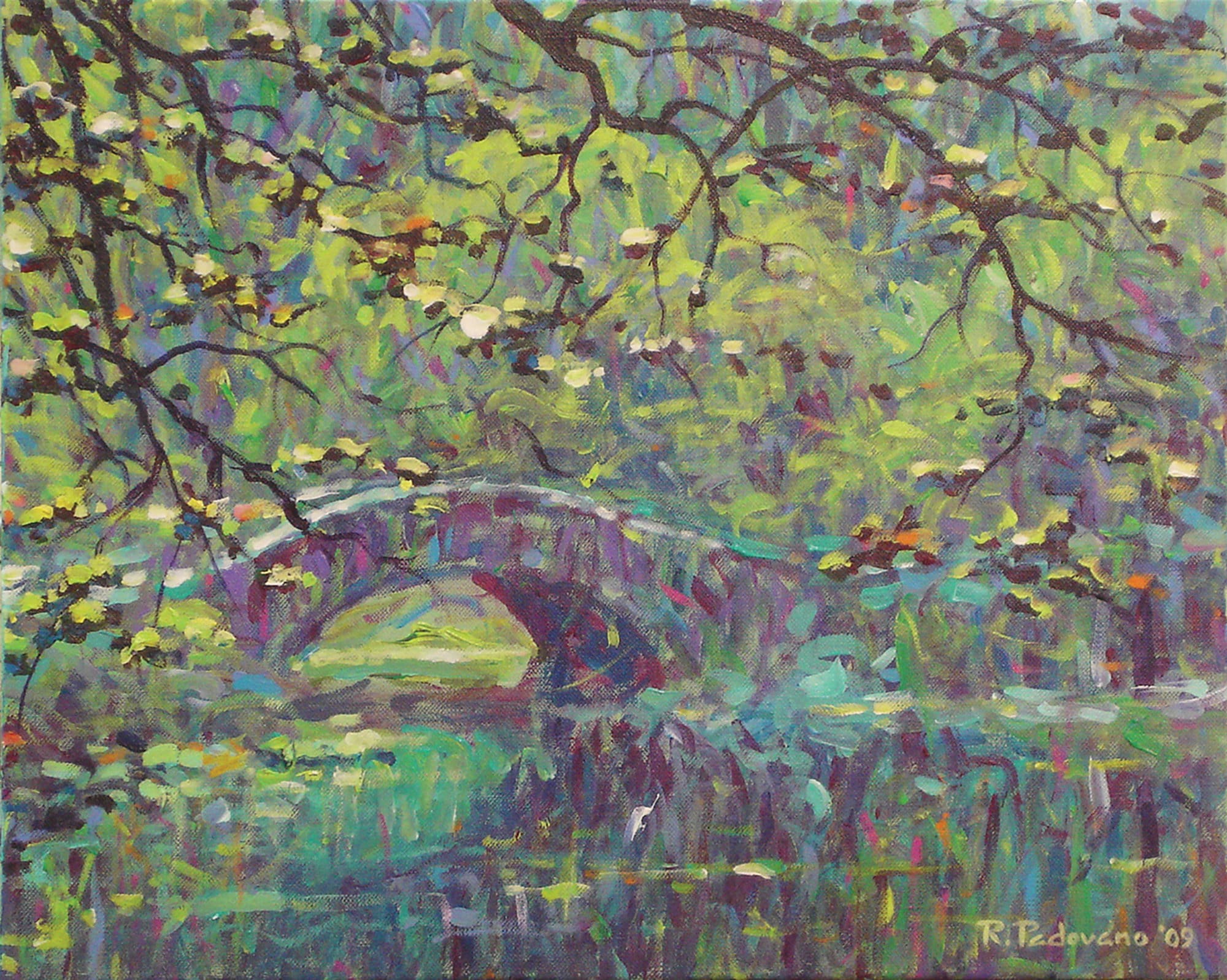 Gapstow Bridge, Central Park - Original Impressionist Painting by ...