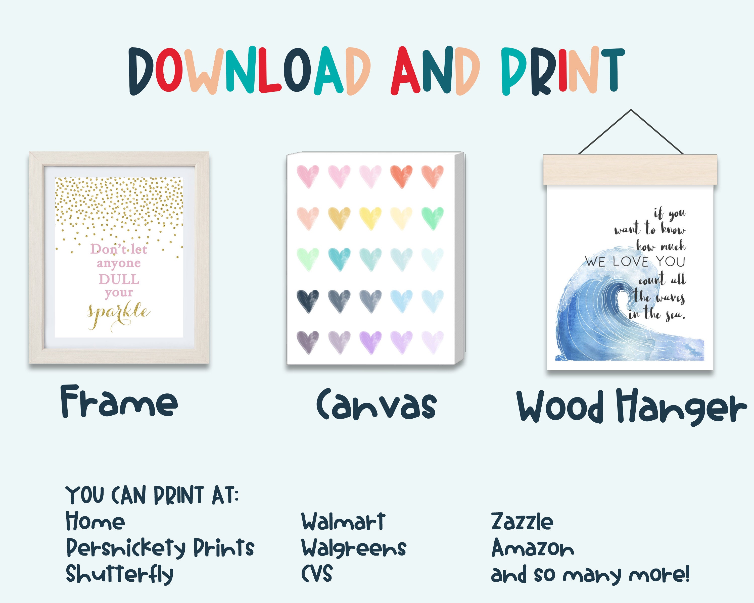Classroom Decor, Classroom Wall Art, Back to School Art, Playroom Art ...