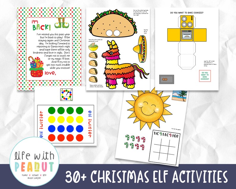 Christmas Elf Holiday Activities Christmas Elf Costume - Etsy