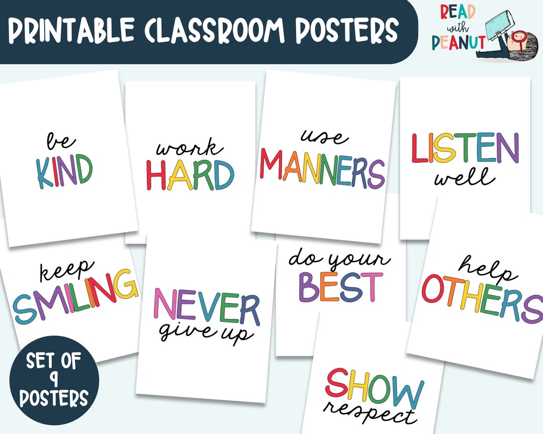 Inspirational Classroom Rules, Quotes Classroom Bulletin Boards, Be ...