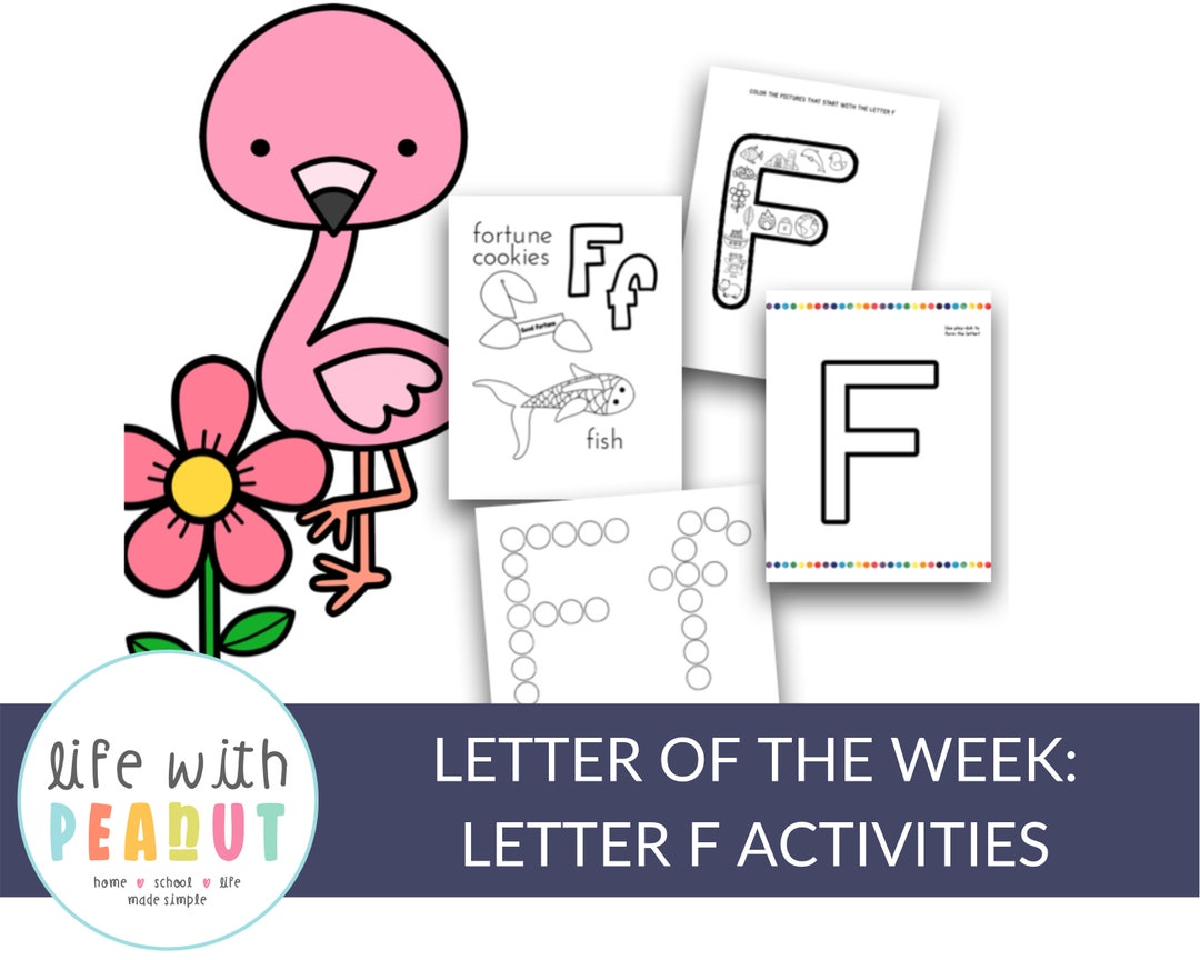 Letter of the Week, Letter F Activities. Alphabet Fun, Letter Crafts ...