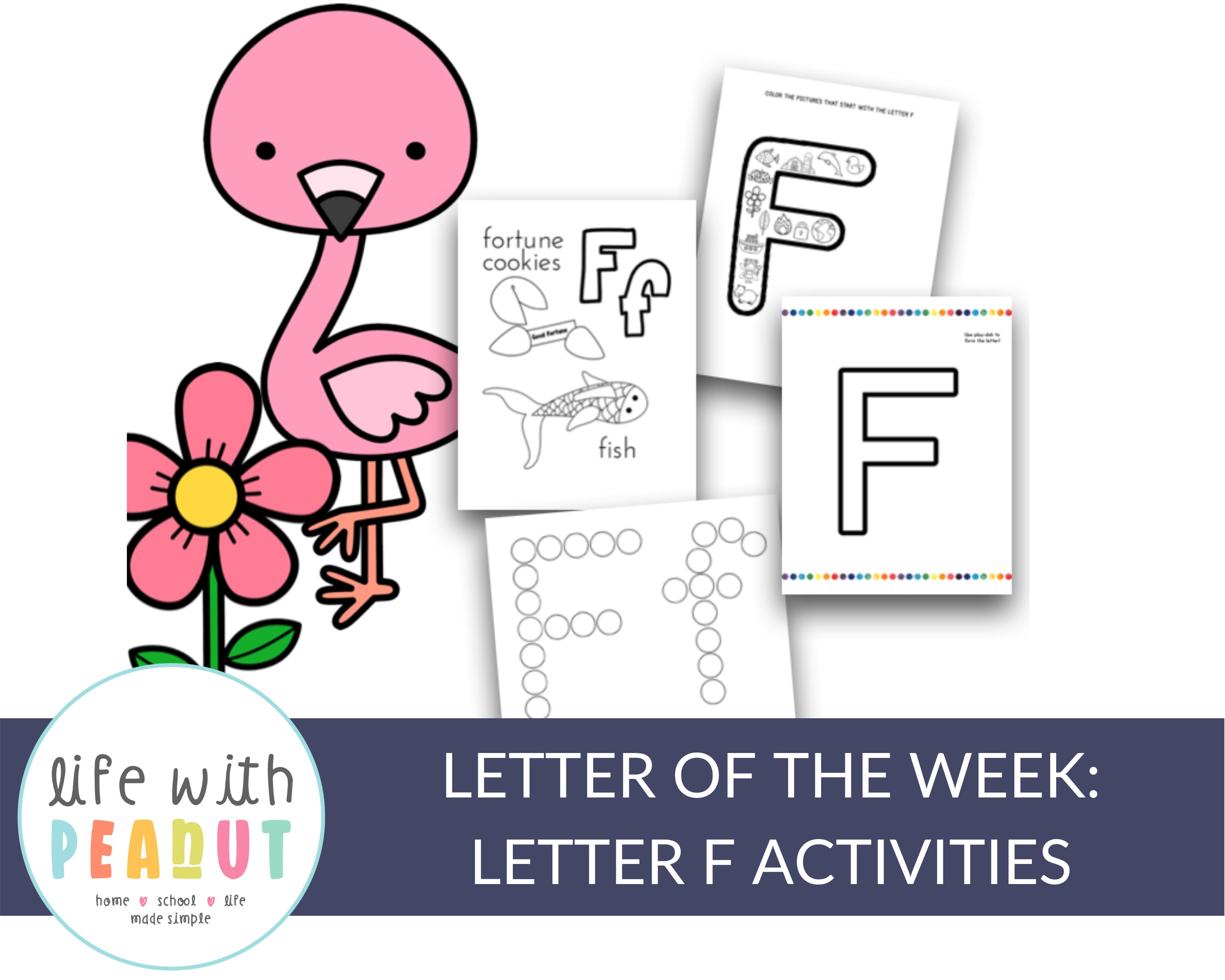 Letter of the Week, Letter F Activities. Alphabet Fun, Letter Crafts ...
