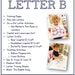 Letter B Activities Letter of the Week Recognition Alphabet - Etsy