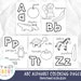 ABC Alphabet Coloring Pages, Preschool Activity, Kindergarten Activity ...