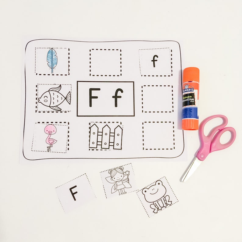 Letter of the Week Letter F Activities. Alphabet Fun Letter - Etsy