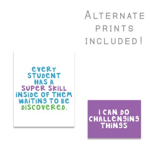 Teacher Classroom Art Prints, Growth Mindset Posters, Classroom Posters ...