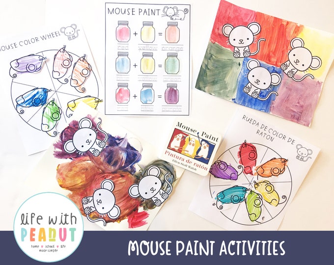 Felt Board Story Set: Mouse Paint - Etsy