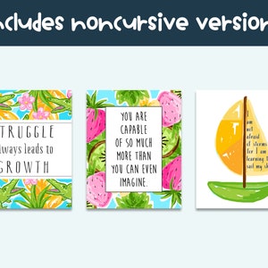 Growth Mindset Classroom Decor, Tropical Classroom Decor, Tropical Art ...