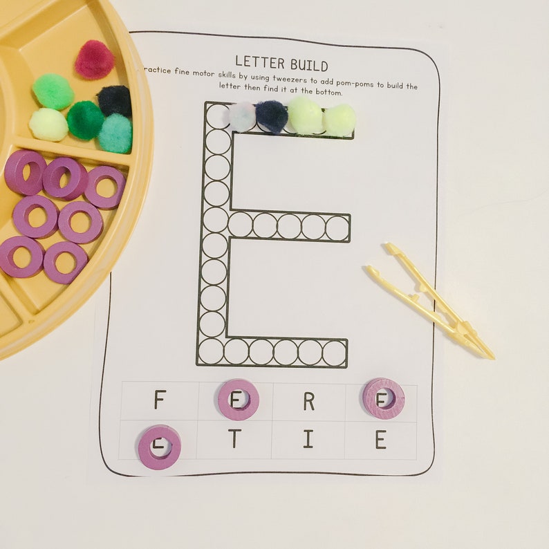 Letter of the Week Letter E Activities. Alphabet Fun Letter - Etsy