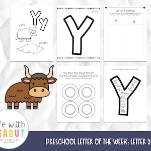 Preschool Letter of the Week Curriculum, Letter Y Activities and Crafts ...