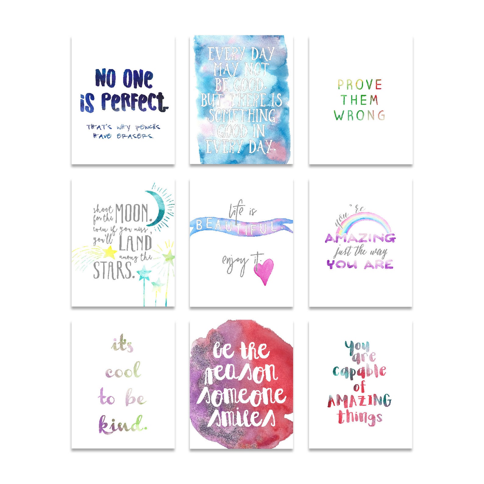 Growth Mindset Classroom Decor Watercolor Classroom Decor Art - Etsy