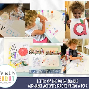 Letter of the Week Preschool Curriculum, Alphabet Activities, Letter of ...