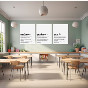 Growth Mindset Classroom Decor, Inspirational Wall Art, Prints for ...