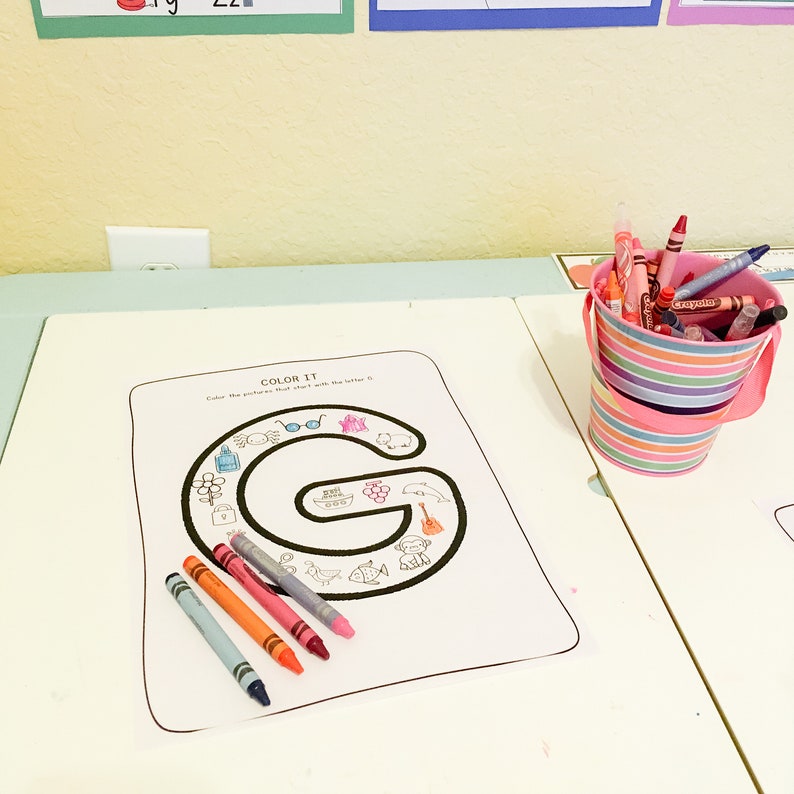 Letter G Activities for Letter of the Week Preschool | Etsy