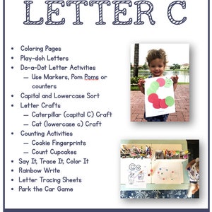 Letter of the Week Recognition, Letter C Activities, Alphabet Fun ...