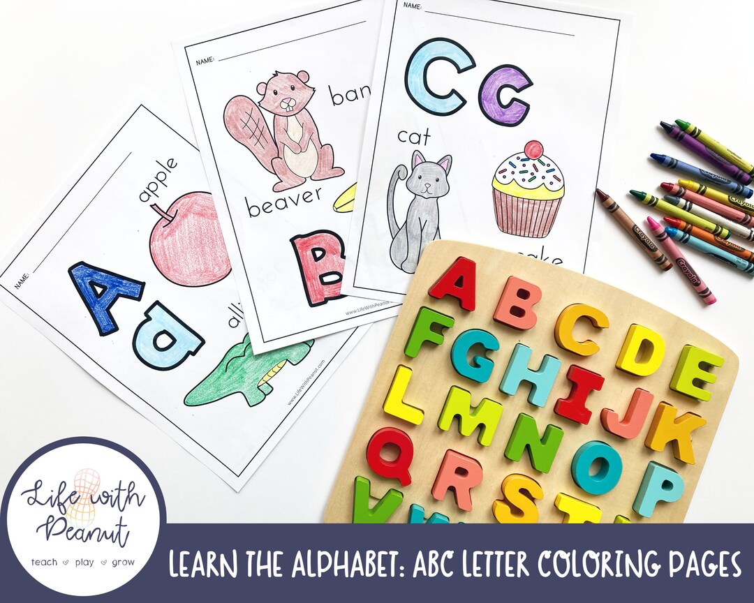 ABC Alphabet Coloring Pages, Preschool Activity, Kindergarten Activity ...