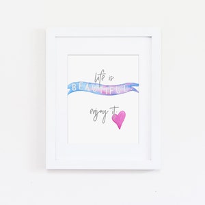 Growth Mindset Classroom Decor, Watercolor Classroom Decor Art Prints ...