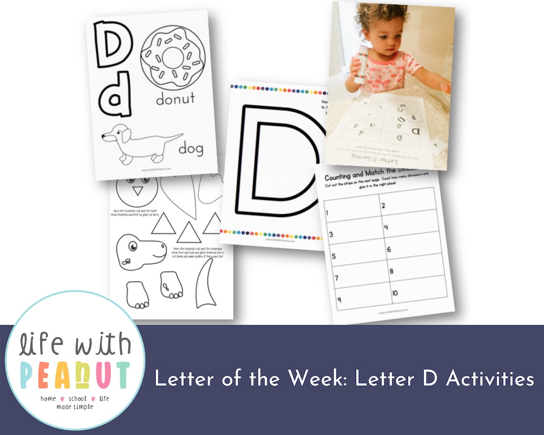 Letter of the Week Recognition, Letter D Activities, Alphabet Fun ...