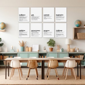 Growth Mindset Classroom Decor, Inspirational Wall Art, Prints for ...