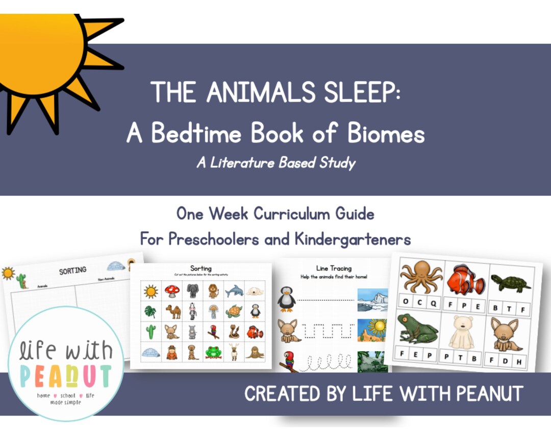 Introduction to Biomes for Preschoolers, A Bedtime Book of Biomes Unit ...
