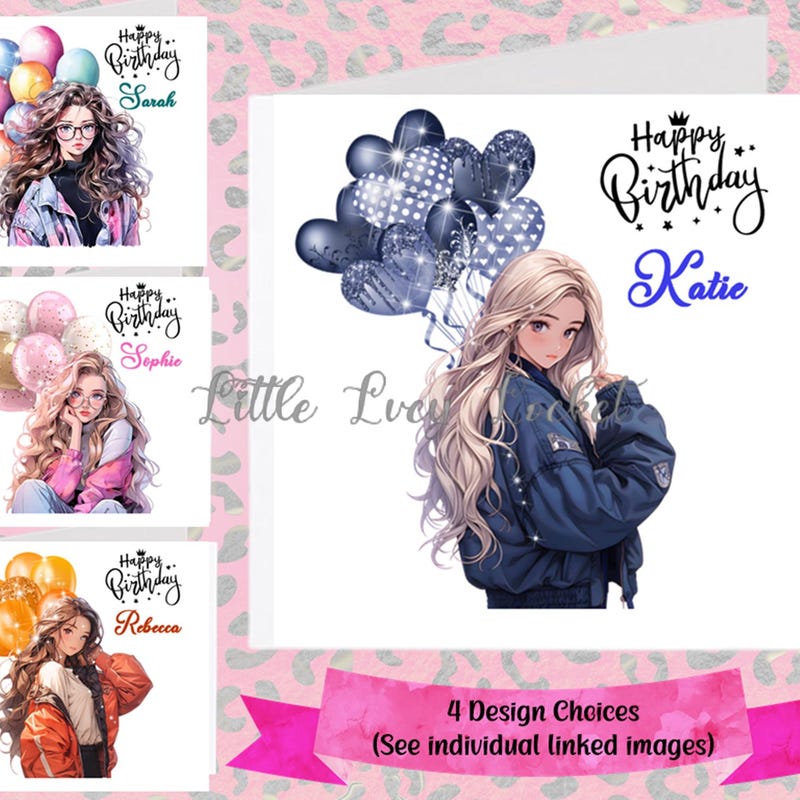 Anime Birthdays Cards - Etsy UK