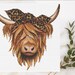CROSS STITCH Chart-pdf- Highland Cow - Chart Only -black/white & Colour ...