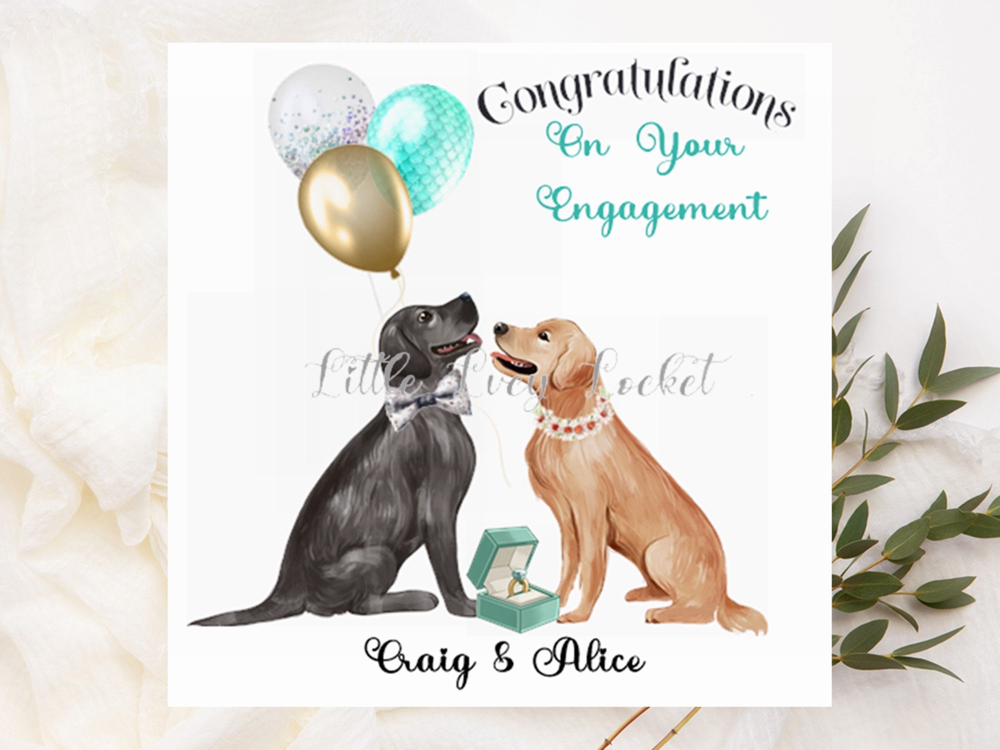 Congrats On Engaement Animal
