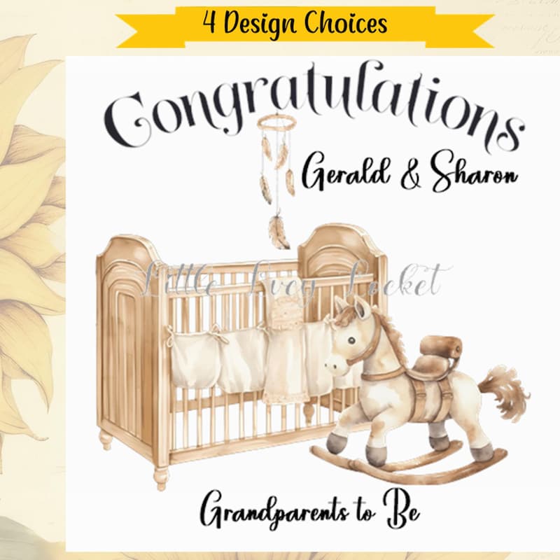 Card to New Grandparents - Etsy