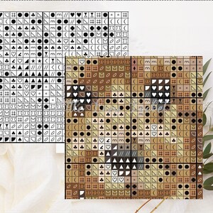 Cockapoo Cross Stitch Chart-cockapoo Trio Cross Stitch Chart Only-row ...