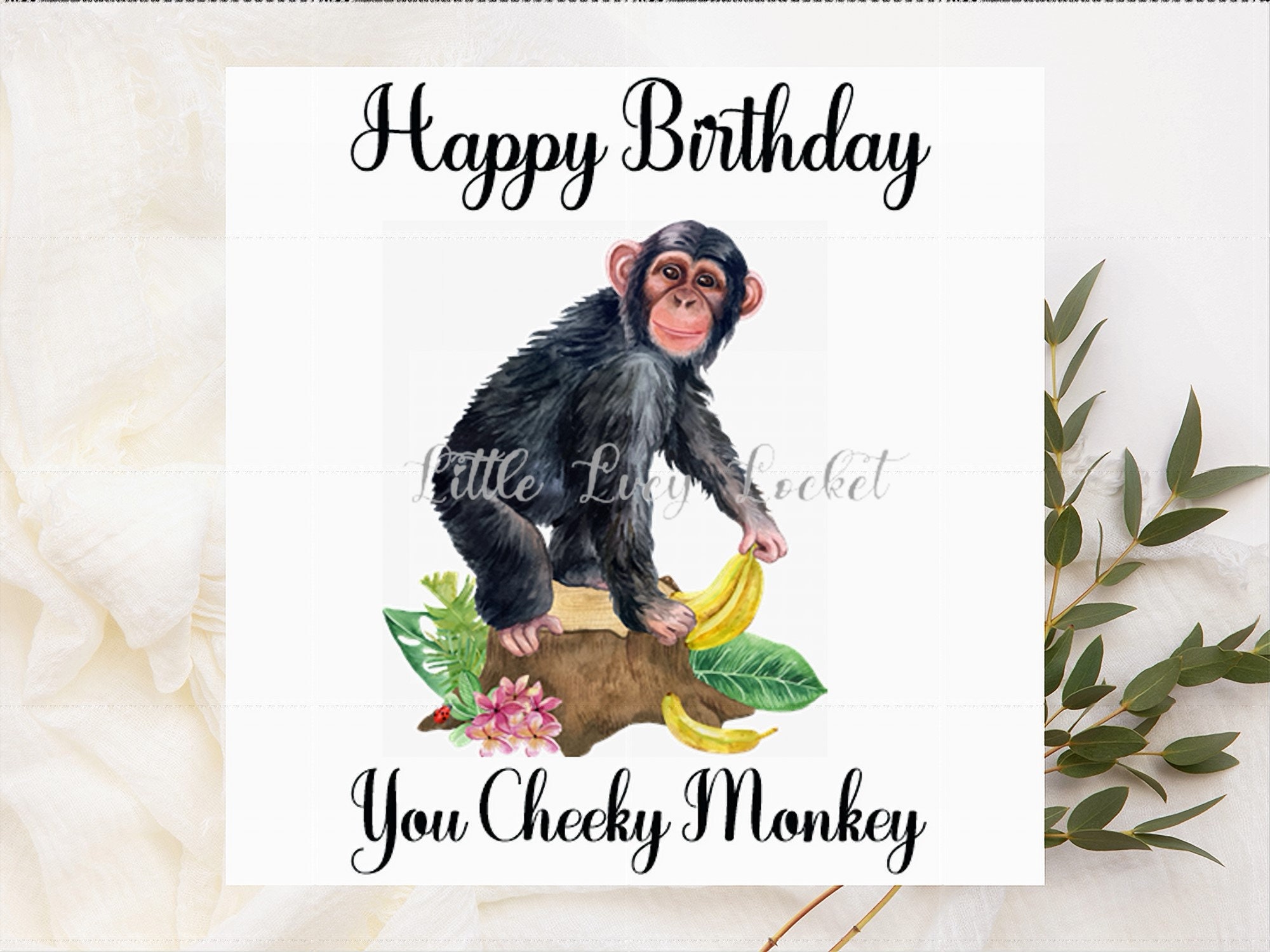 Happy Birthday Monkey Images