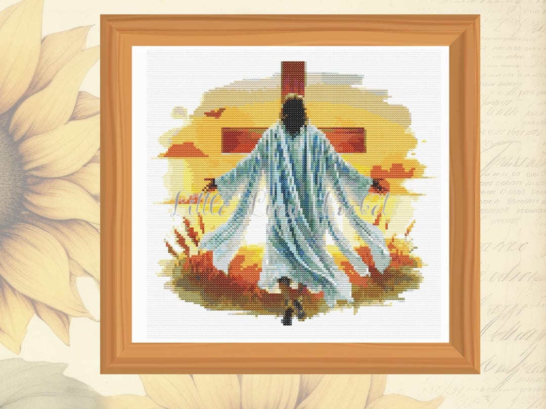 JESUS Cross Stitch Chart-instant Download-pdf-chart Only-religious X ...