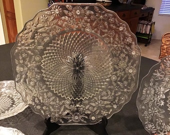 Pineapple Pattern Glass - Etsy