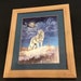 M. Caroselli Foil Art Print Wolf in the Wild Signed by Artist Metallic ...