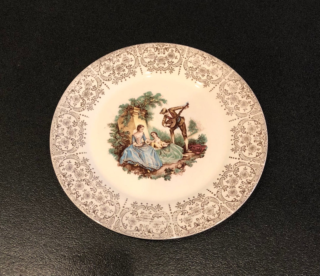Vintage American Limoges Triumph Dinner Plate China Dore 10 Dia. 1960s ...