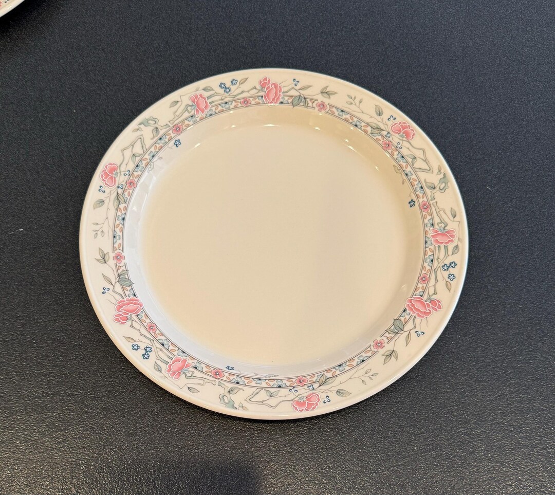 Vintage 1980 EIGHT Steelite Dinner Plates • 10 1/2” • Floral Pattern ...