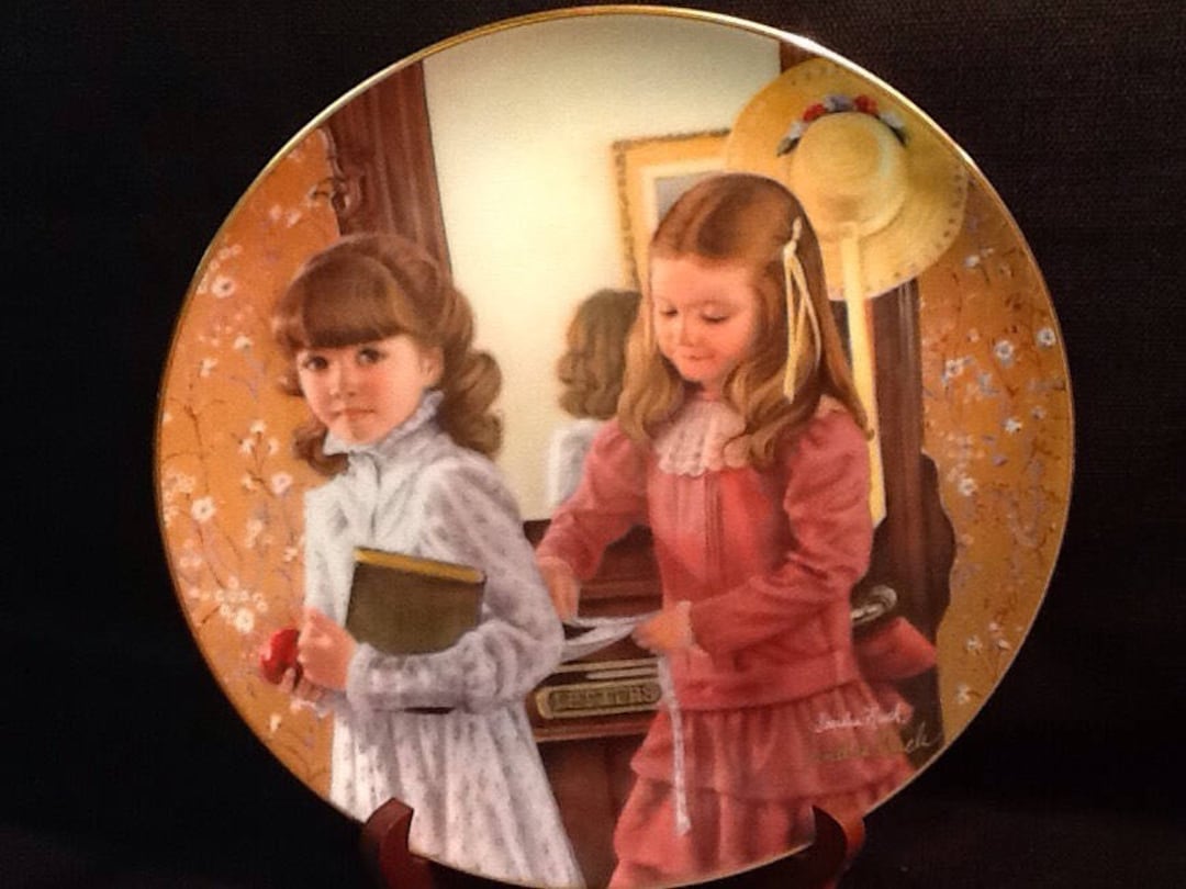 Vintage Sandra Kuck Plate Sandra Kuck Collectible Plate "school Days ...