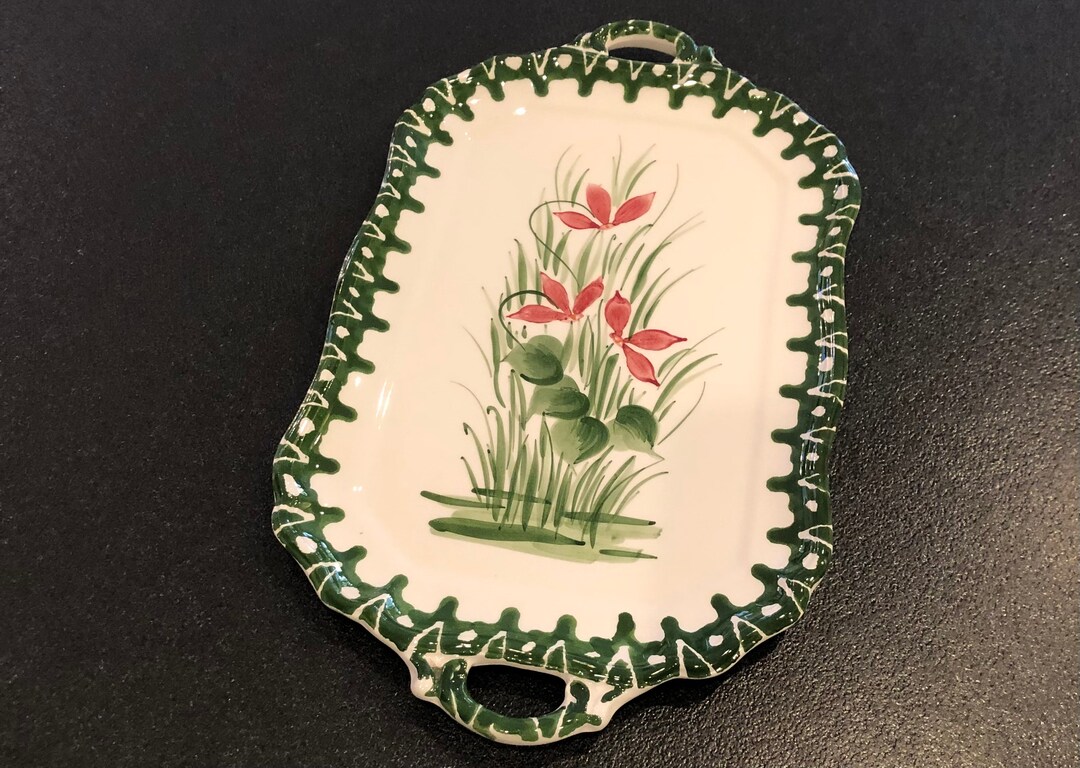 Vintage Zanolli Hand Painted Platter Made in Italy - Etsy
