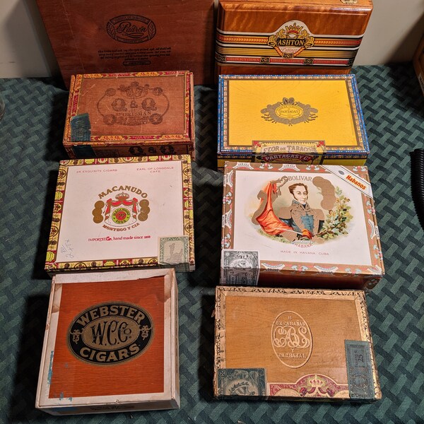 Wooden Cigar Box - Etsy