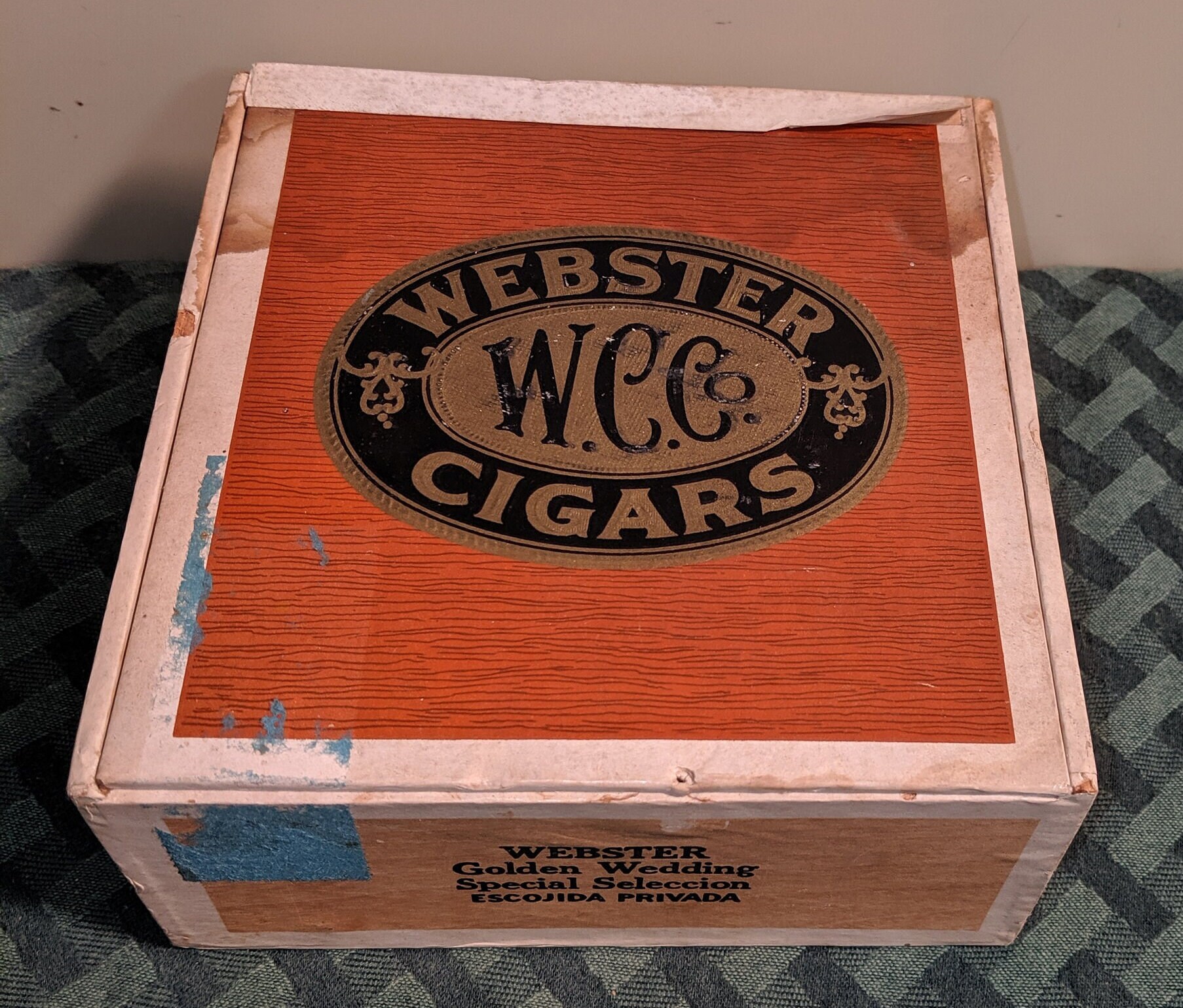 Vintage Empty Wooden Cigar Box You Choose Ashton Padron Webster Q&Q Don ...