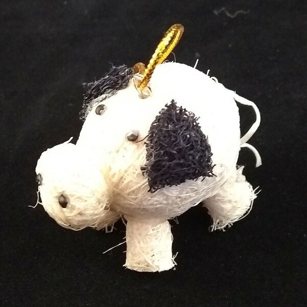 Black and White Pig - Etsy