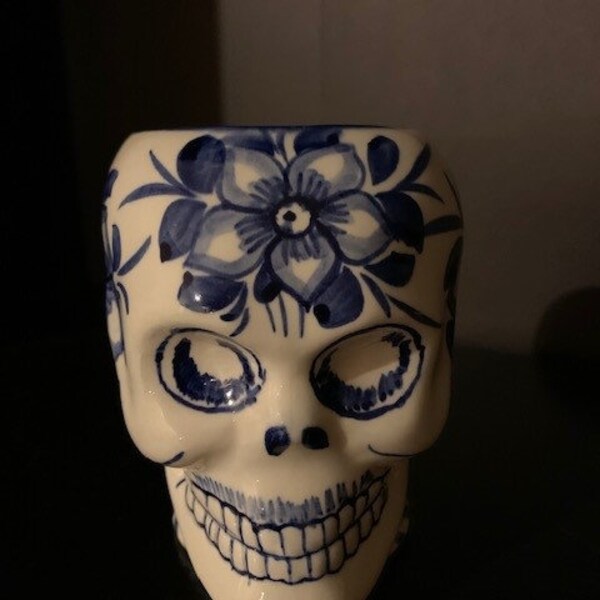 Ceramic Sugar Skull - Etsy