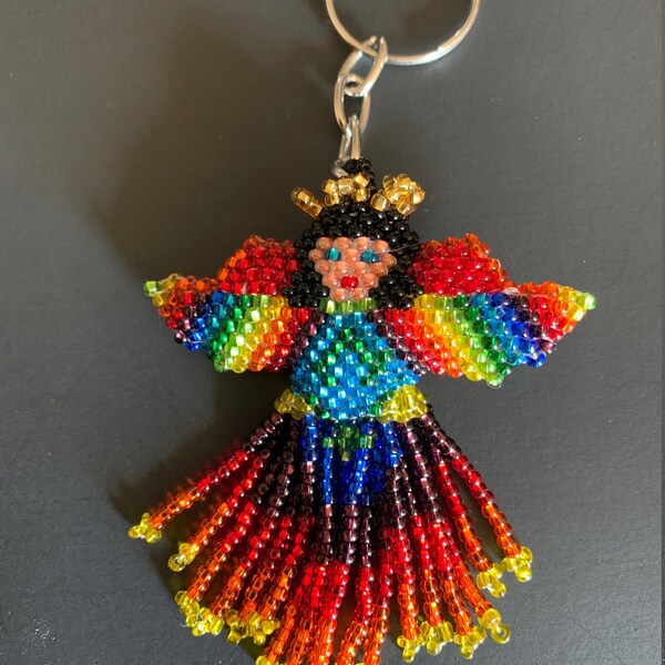 Beaded Key Chain - Etsy
