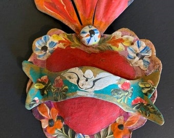 Heart Folk Art - Etsy