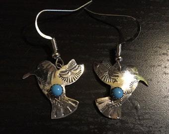 Native Hummingbird Earrings - Etsy