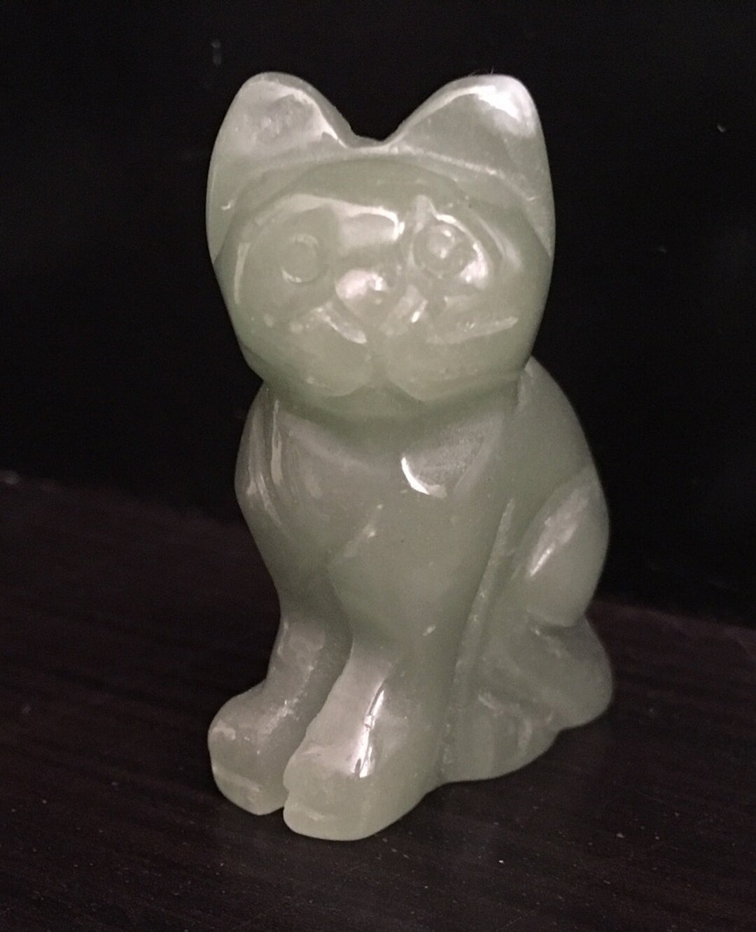 Carved Aventurine Cat Totem Fetish Spirit Animal - Etsy