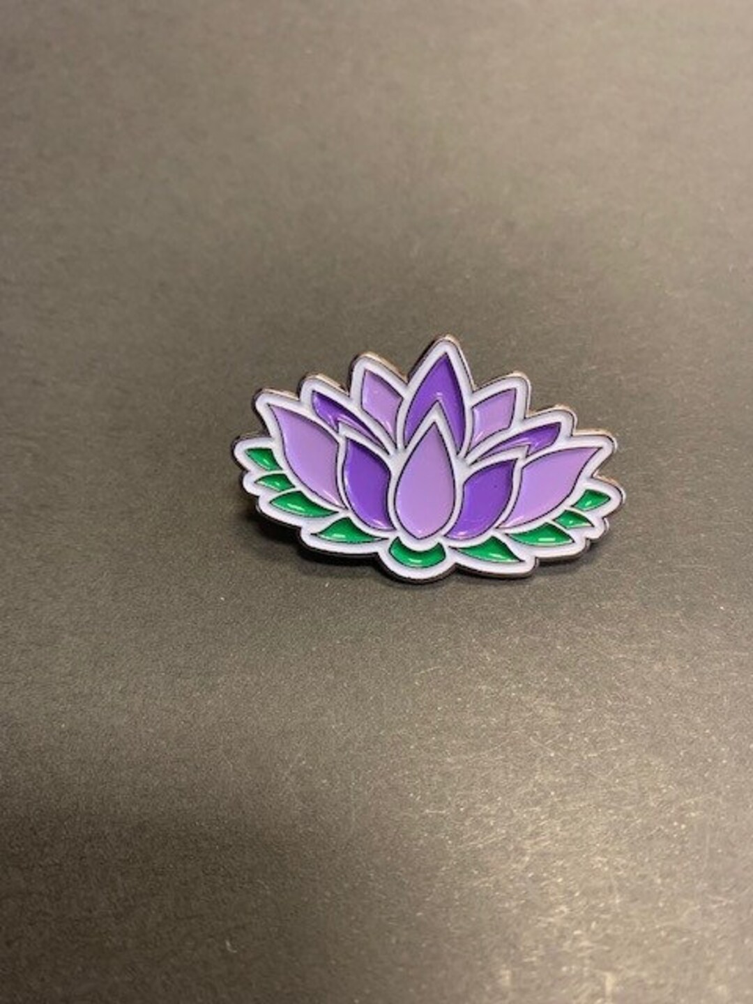 Hard Enamel Pin Tie Tack Lotus Flower 25640 - Etsy