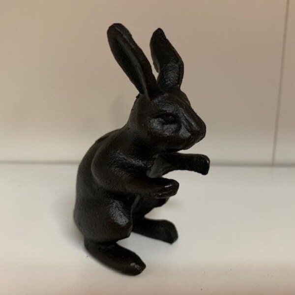 Cast Iron Rabbit - Etsy