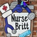 Nurse Door Hanger, Wooded Sign, Hospital Sign, Hand Painted, Healthcare ...