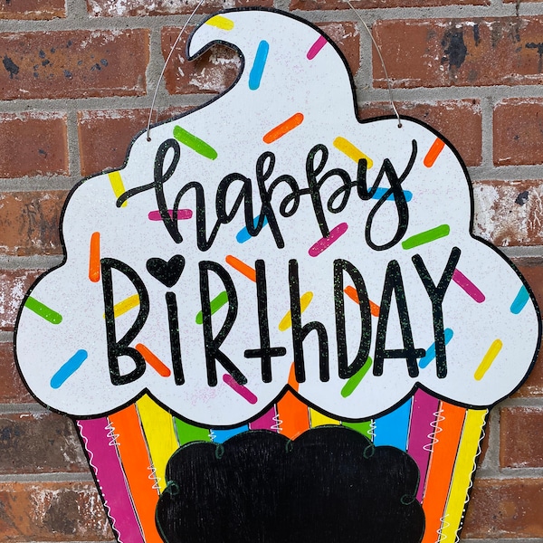 Cupcake Door Decor - Etsy